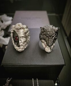 'Zeus' Men's Skull Ring