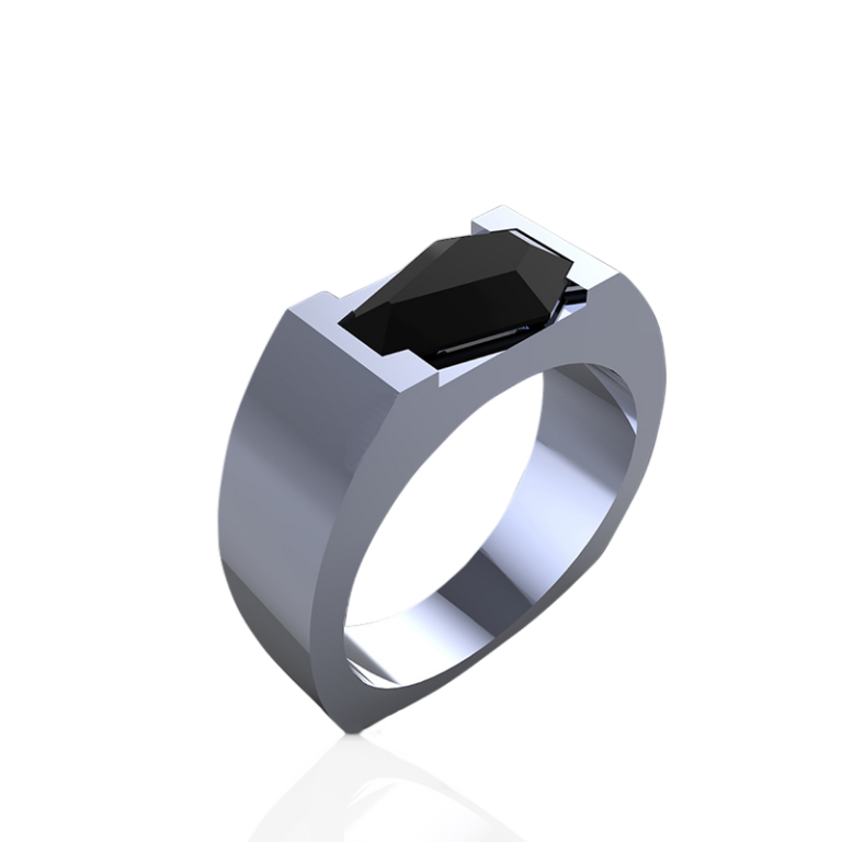Coffin rings | Sapphire Studios Design