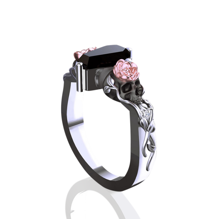 Coffin rings | Sapphire Studios Design