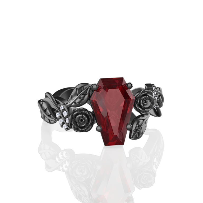 Coffin rings | Sapphire Studios Design