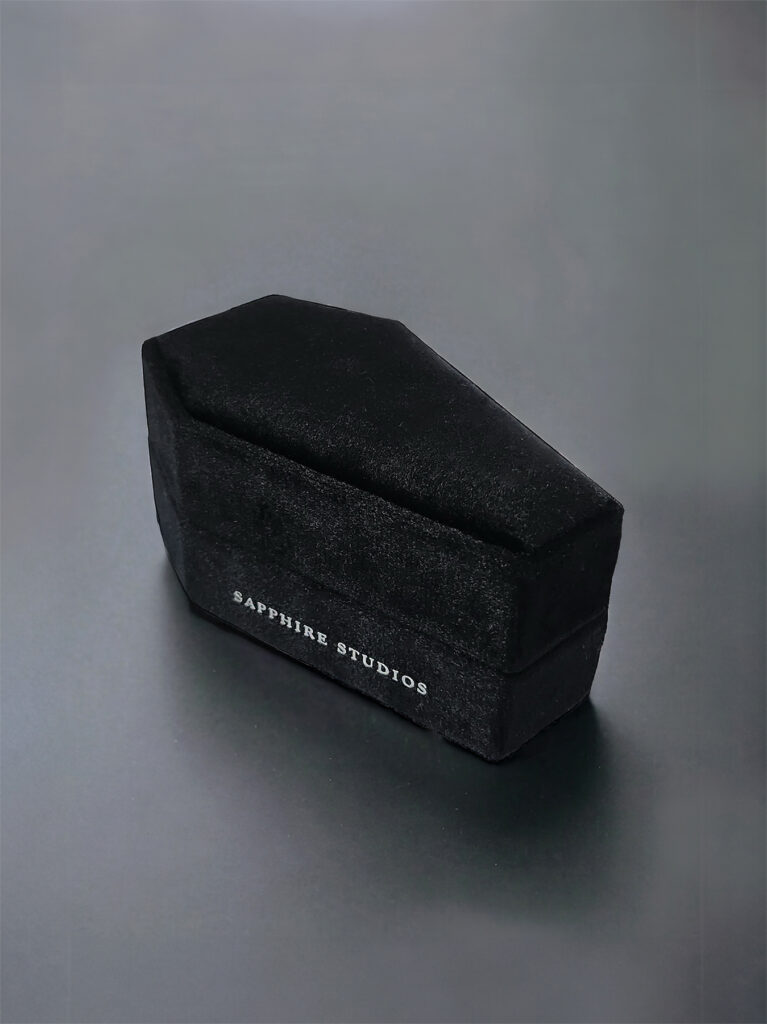 Custom Coffin Ring Box