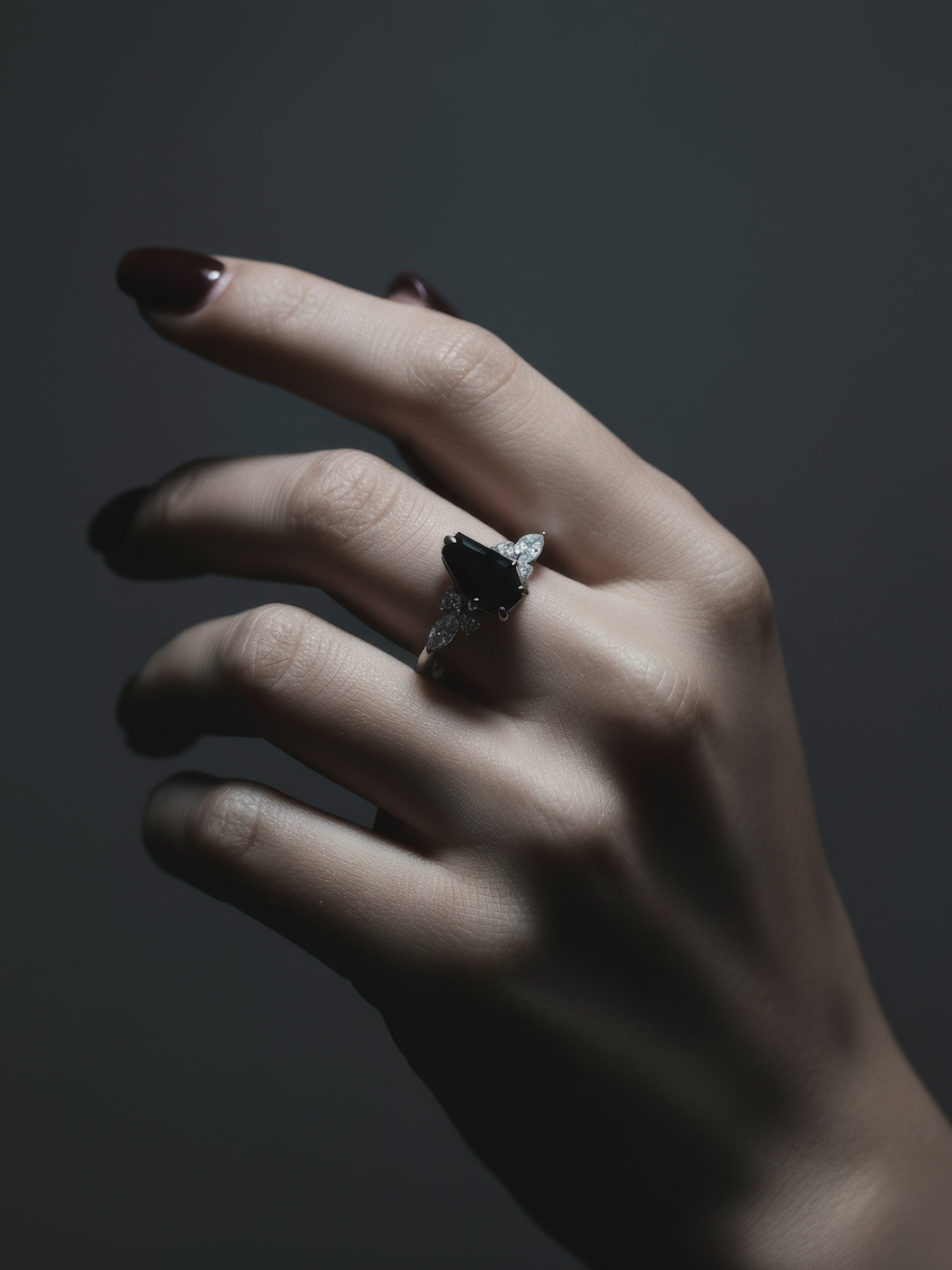 Trinity Coffin Cut Engagement Ring | Sapphire Studios Design